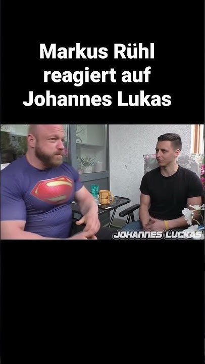 Markus Rühl reagiert auf Johannes Lukas 😅 - YouTube