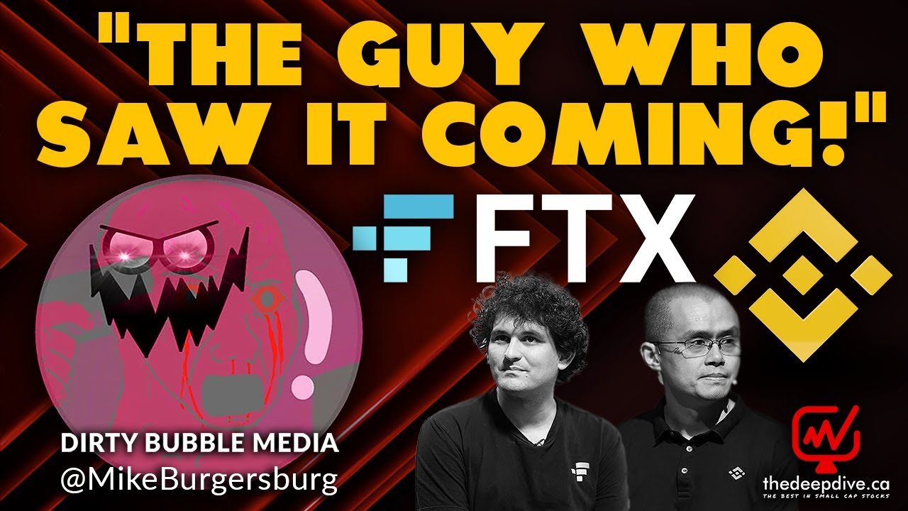 HE SAW THE FALL OF FTX COMING. Dirty Bubble Media @MikeBurgersburg ...