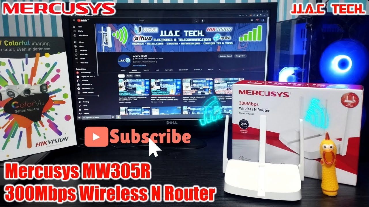 Mercusys MW305R 300Mbps Wireless N Router - Unboxing & Demonstration ...