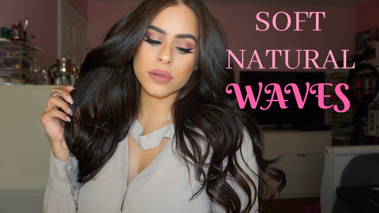 SOFT WAVES HAIR TUTORIAL - YouTube