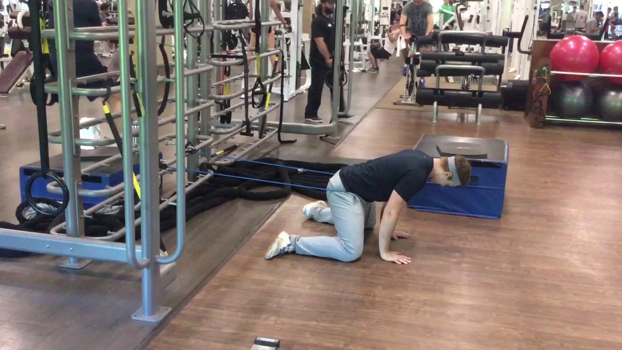 Banded Frog Stretch - YouTube