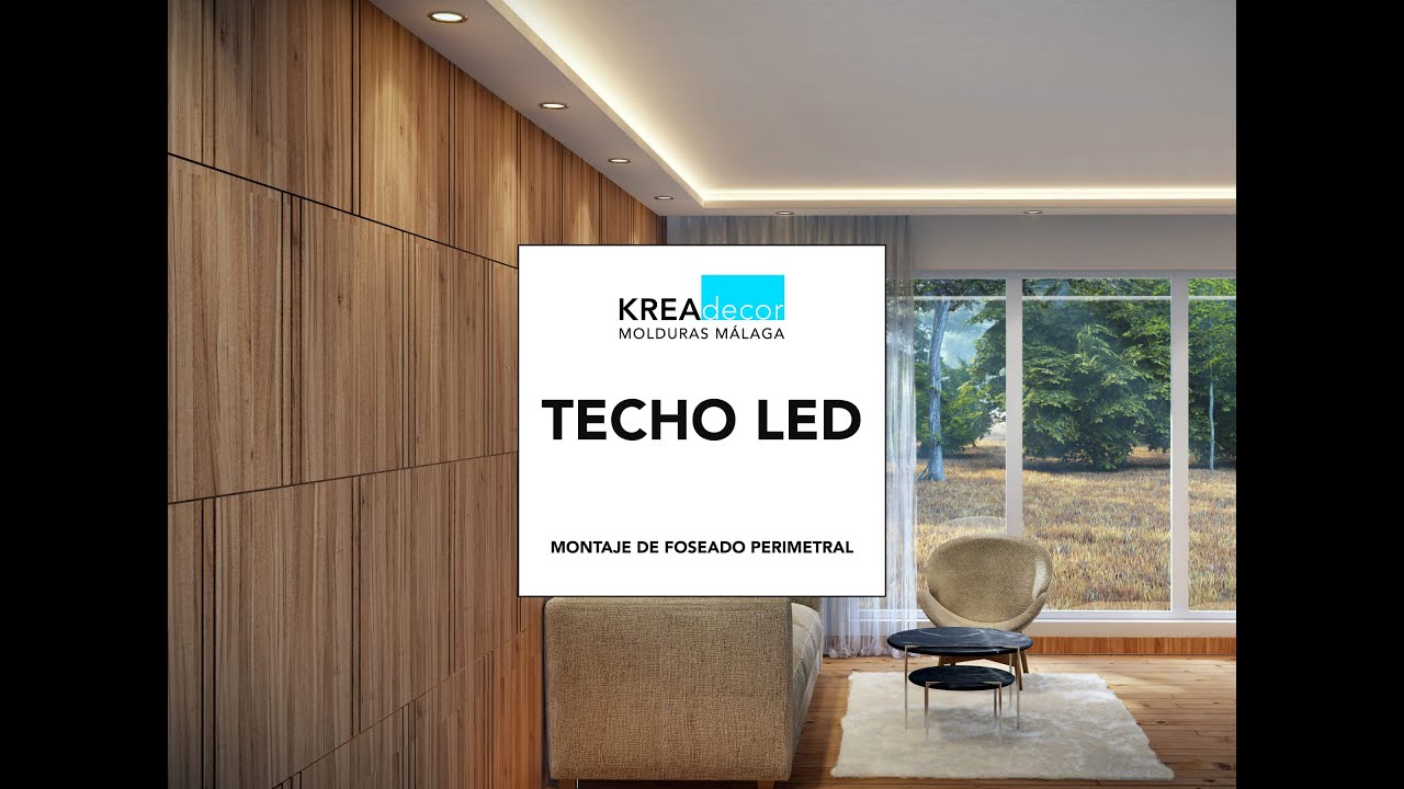 MONTAJE FOSEADO PERIMETRAL TECHO LED LUZ INDIRECTA - YouTube