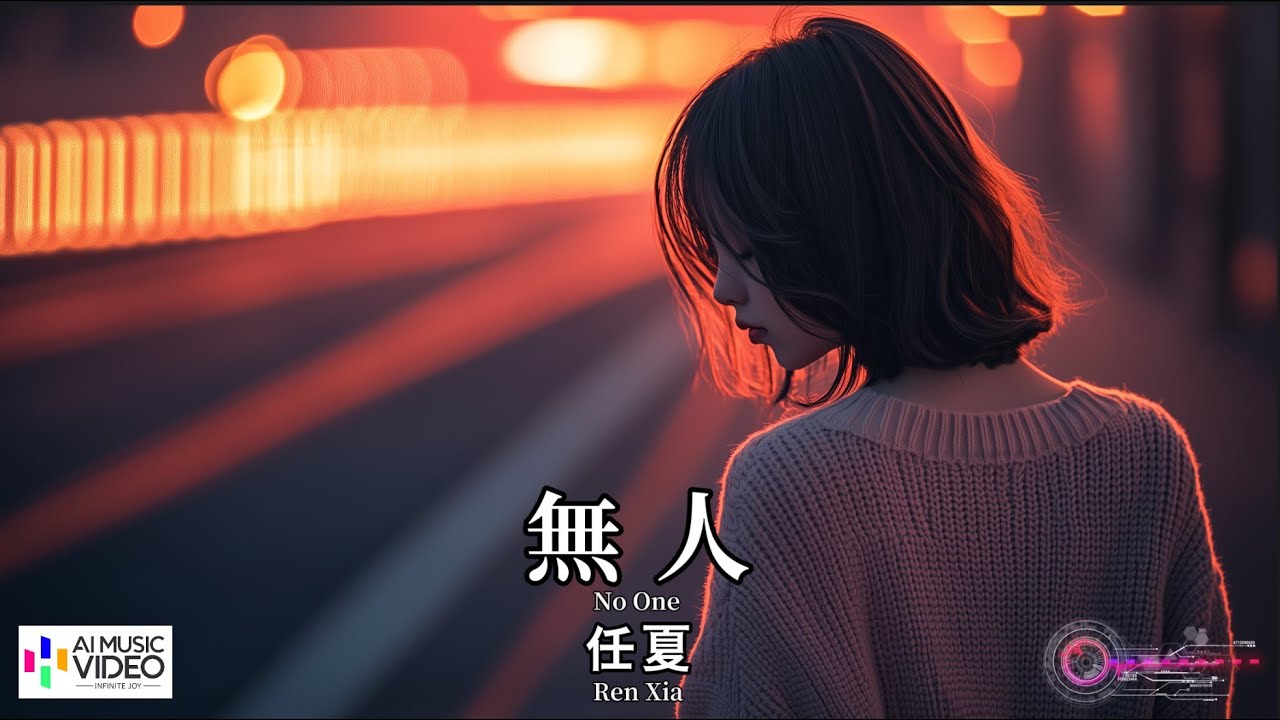 【高清MV】任夏- 無人【Pinyin + Eng Sub | AI音樂視頻 | 繁體拼音英文動態字幕】 Ren Xia 【任夏 - 无人 ...