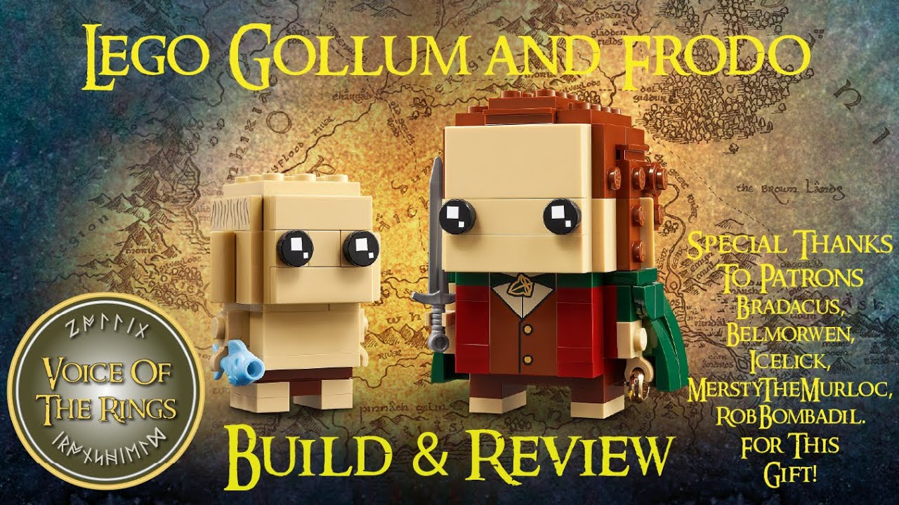 Frodo & Gollum Lego 40630 - BrickHeadz - Build and Review! | A LOTR ...