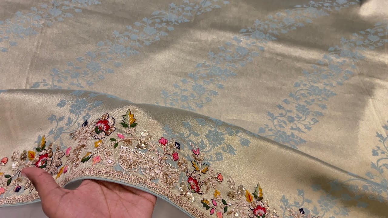 Unique handwork saree collection you must see. - YouTube