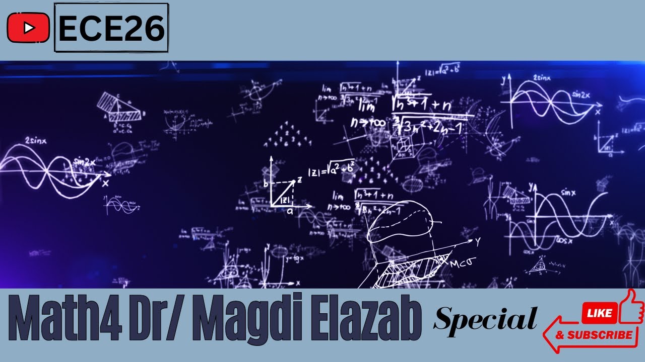 ECE26 Math 4_special lec_1 (Gamma Function) Dr. Magdy Elazab - YouTube