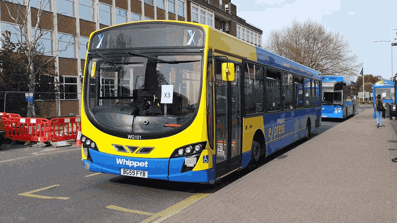 Onboard Whippets BG59 FYB on the X3 to Huntingdon - YouTube