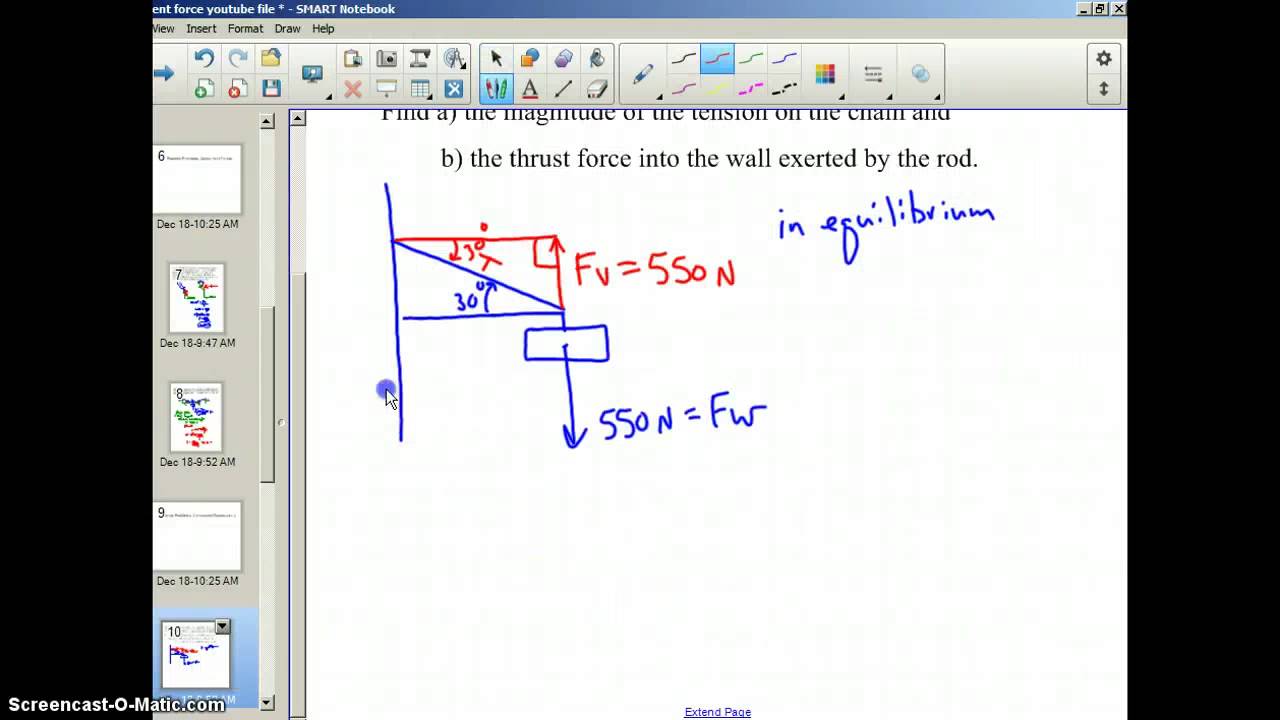 Concurrent Forces - practice problems part 2 - YouTube