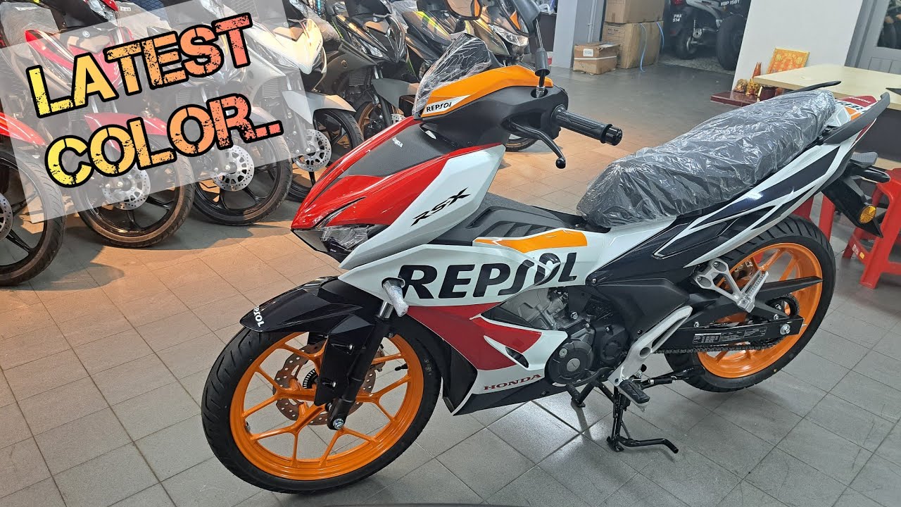 HONDA RSX150 REPSOL NEW COLOR.. - YouTube