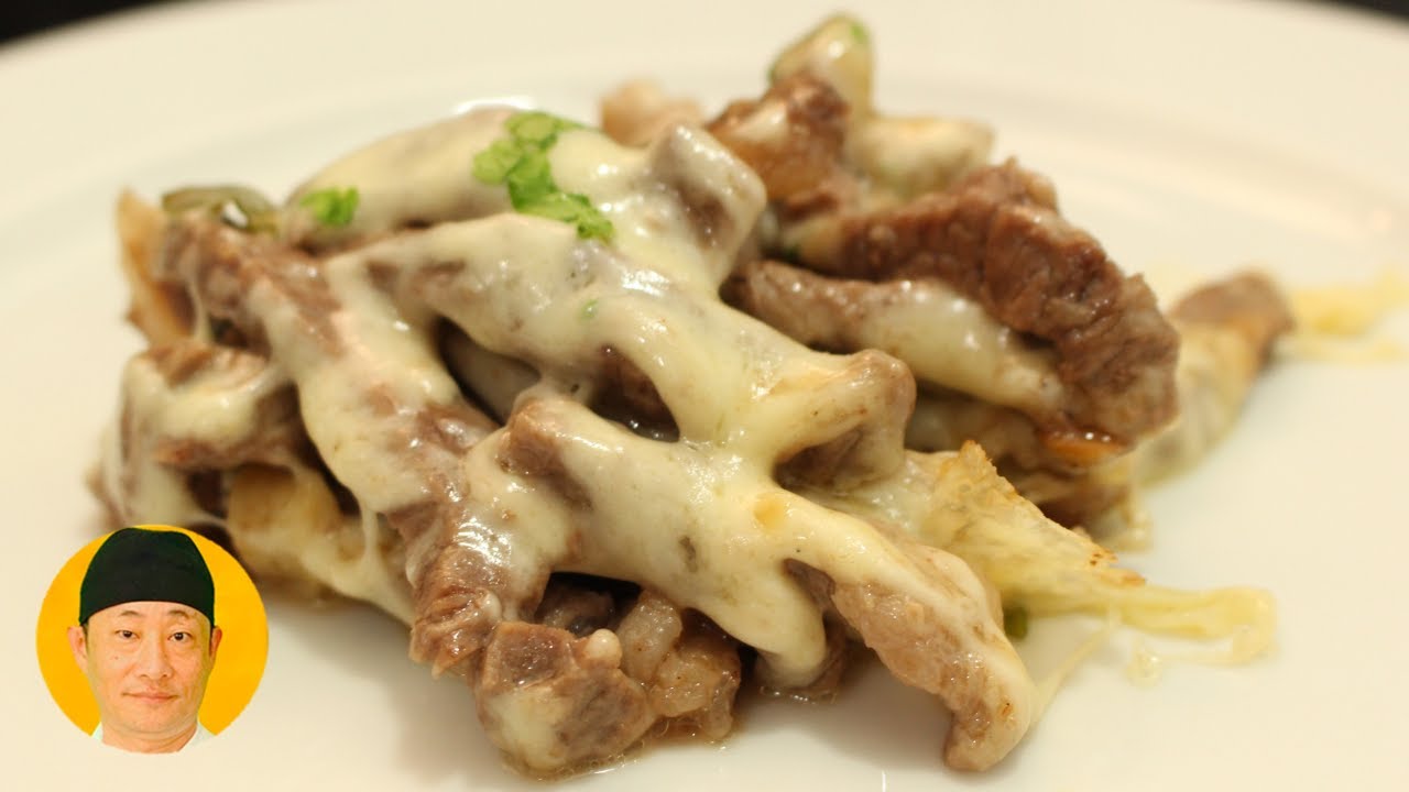 Contra filé em tiras com queijo - YouTube