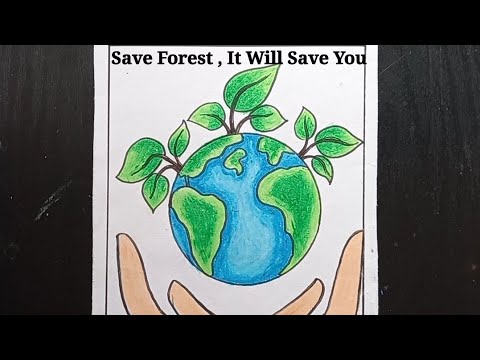 Save Forest Drawing / World Forestry Day/ Save Forest , It Will Save ...