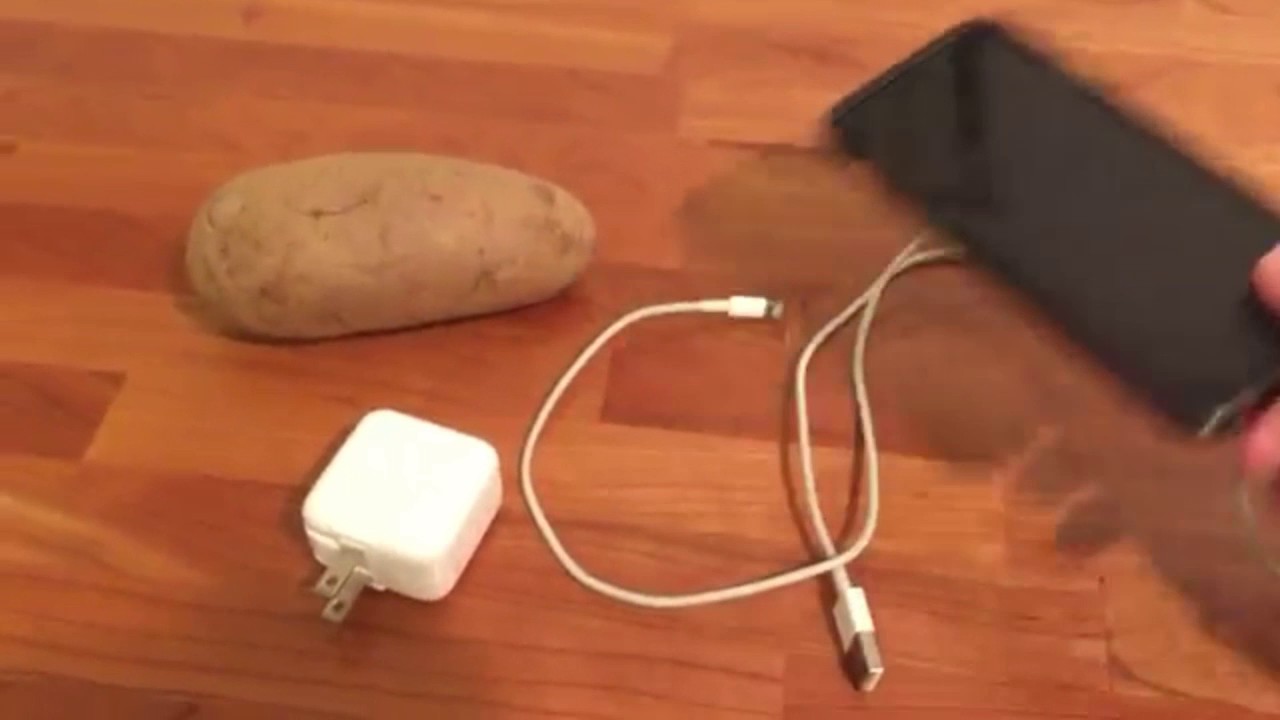 New 2017 mobile charge with potato trick. - YouTube