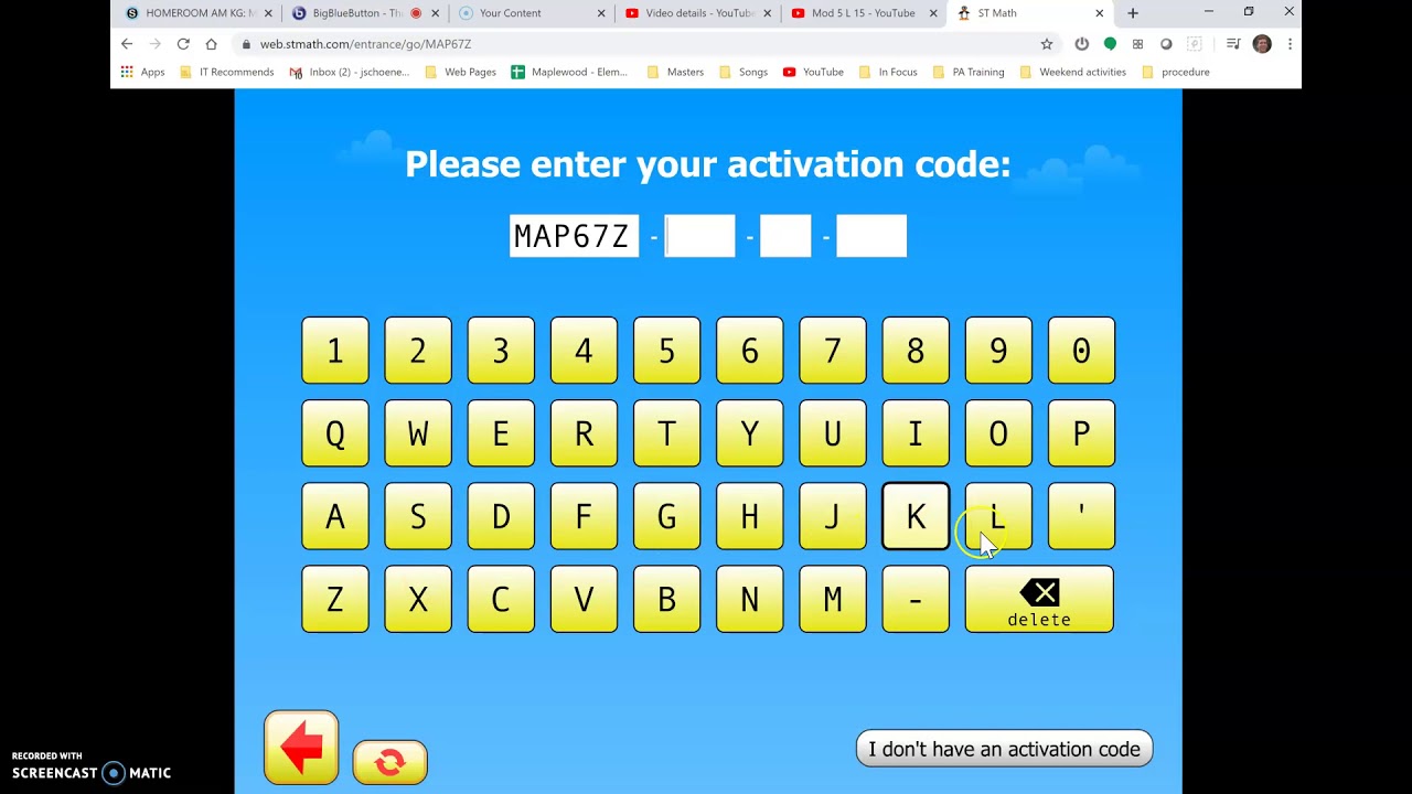 stmath login - YouTube