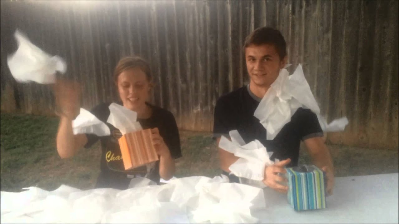 Tissue Challenge - YouTube
