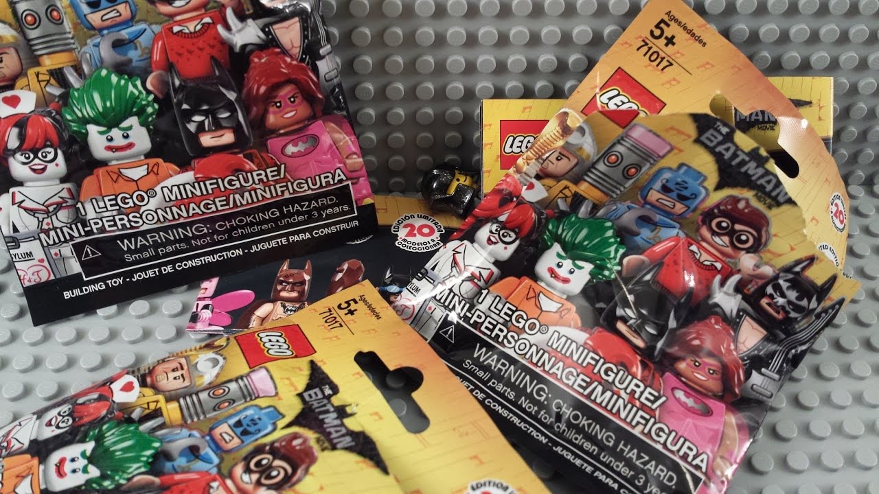 The Lego Batman Movie CMF Blind Bag Opening! 3 Mystery Toys. - YouTube