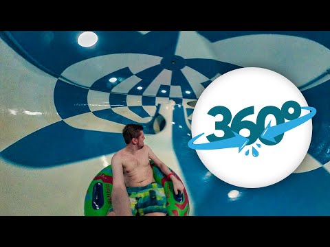 [360° VR] Water Slides at Baltic Park Molo in Virtual Reality!