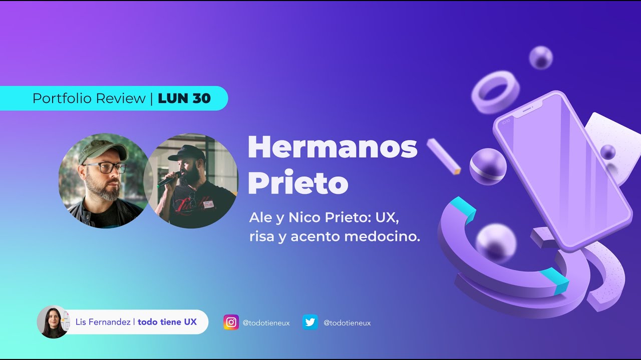 UX Portfolio Review - Día 1: Ale & Nico Prieto - YouTube