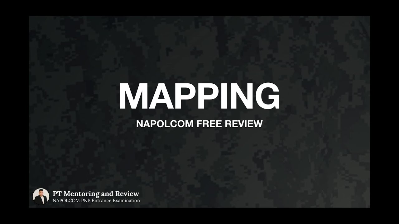 MAPPING - NAPOLCOM EXAM 2025 [FREE REVIEW] - YouTube