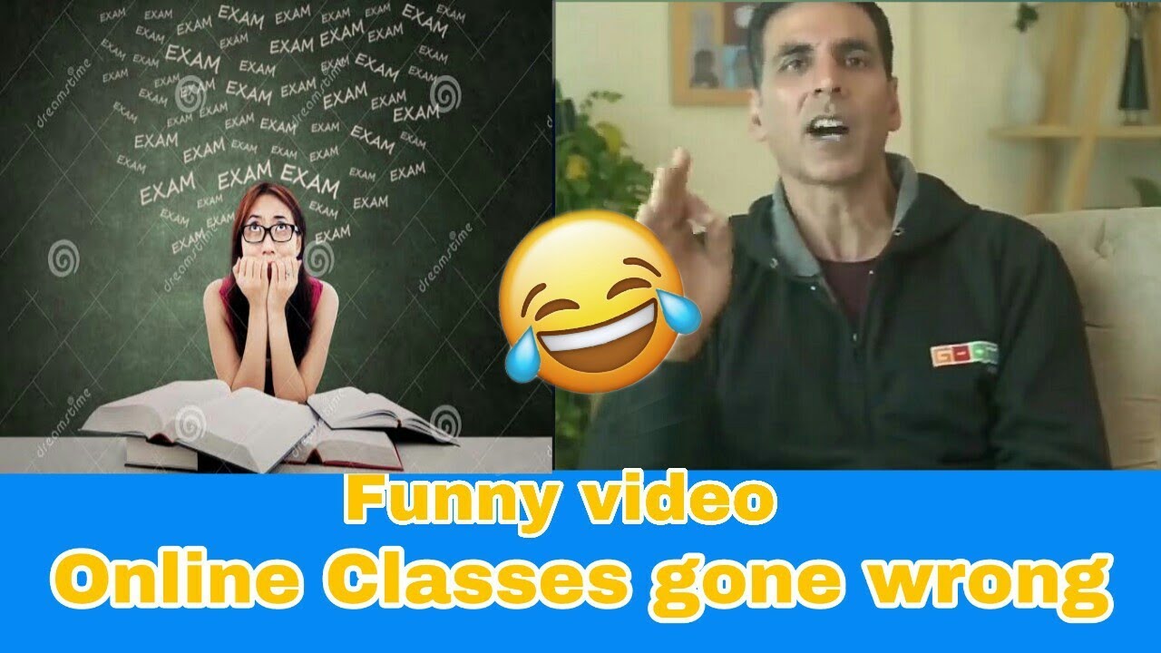 Online classes gone wrong || Exam funny video || COMEDY VINES BABA ...
