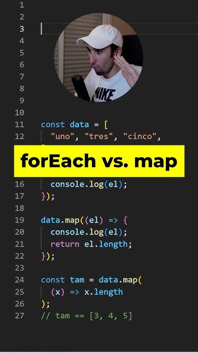 🙅 forEach y map: ¡no los confundas! | #JavaScript - YouTube