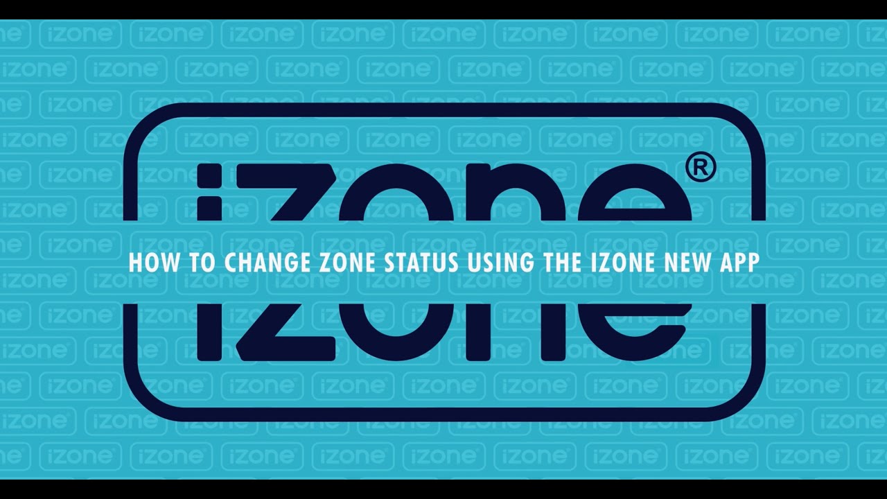 How to change zone status using the new iZone Home App? - YouTube