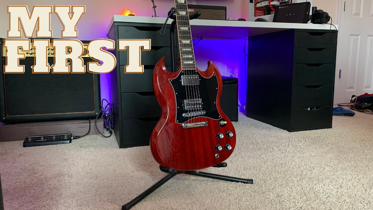 My First Gibson Guitar | The Story Of My Gibson SG Standard - YouTube