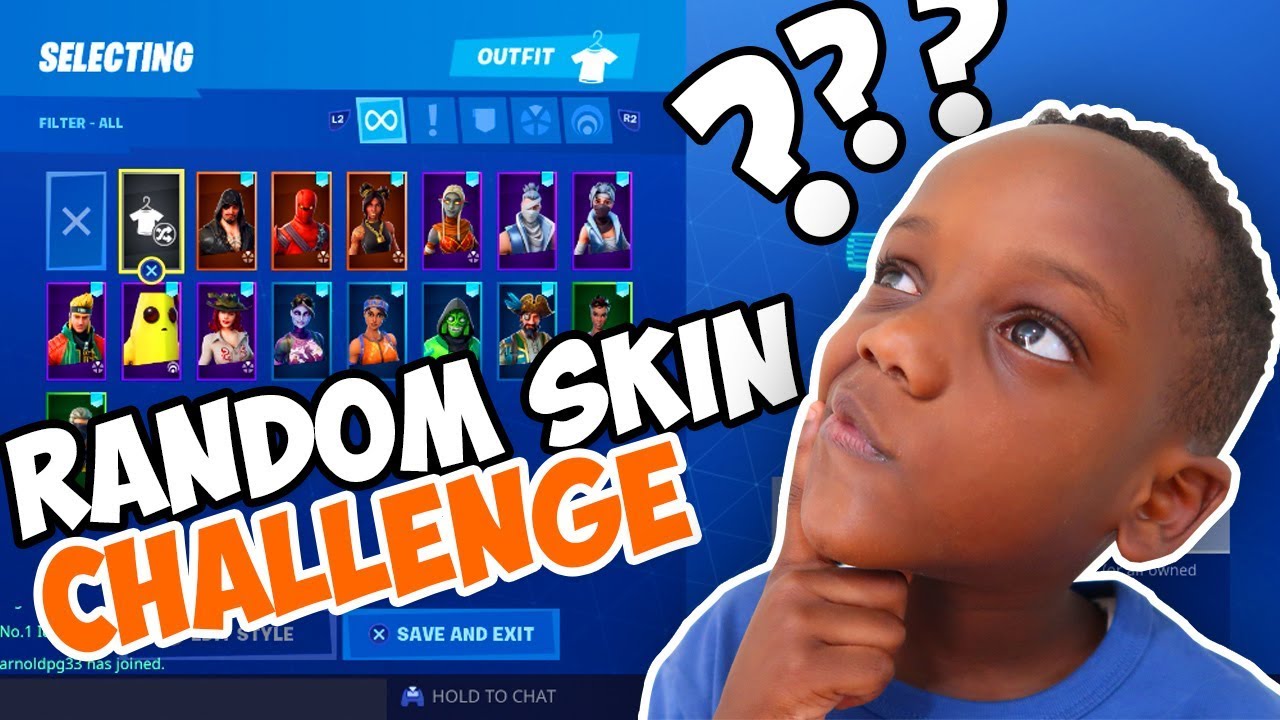 Random FORTNITE SKIN Challenge SEASON 9 - YouTube