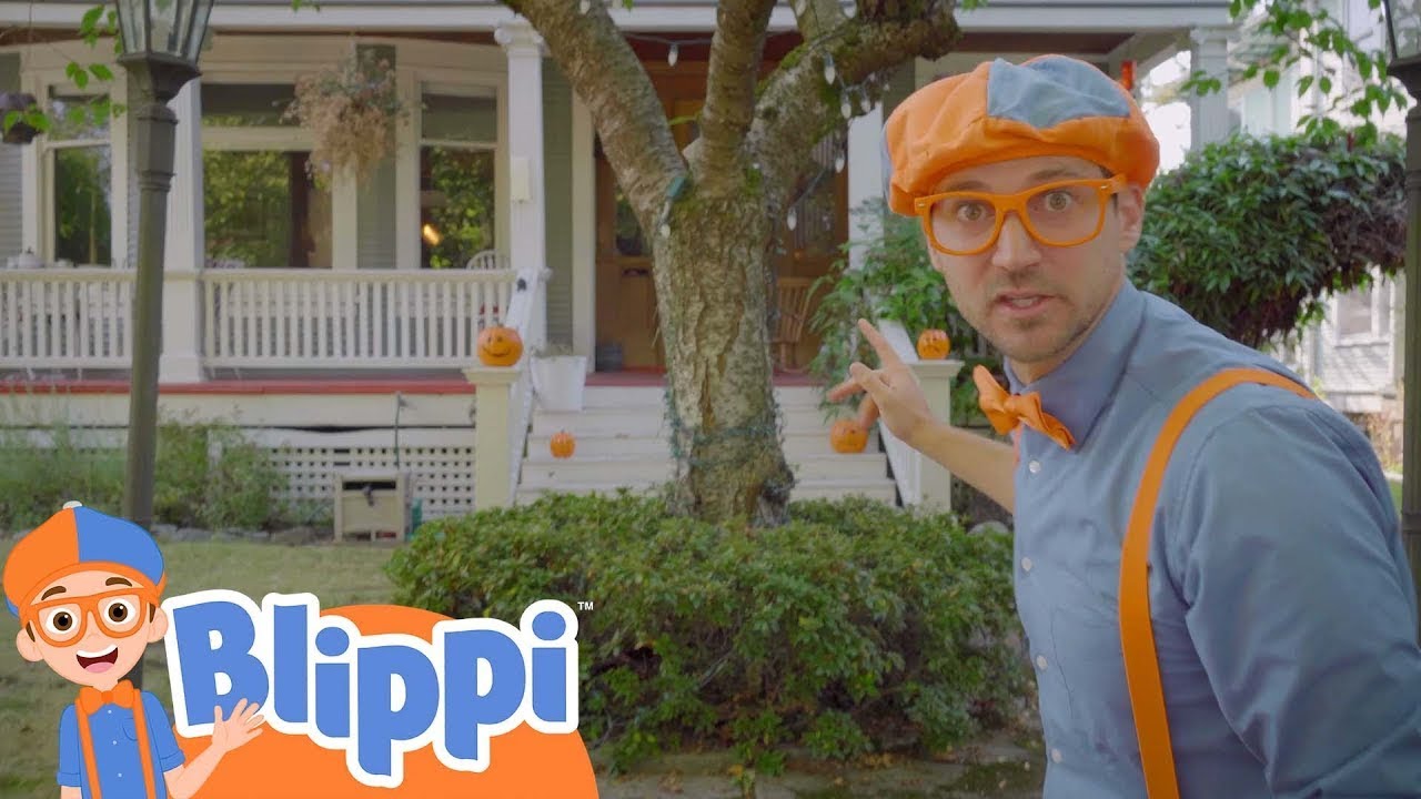 Blippi Decorates a House For Halloween - Blippi | Trick or Treat ...