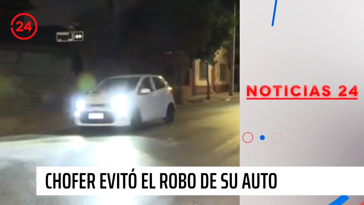 Chofer usó arma para enfrentar a delincuentes y frustrar robo de auto ...