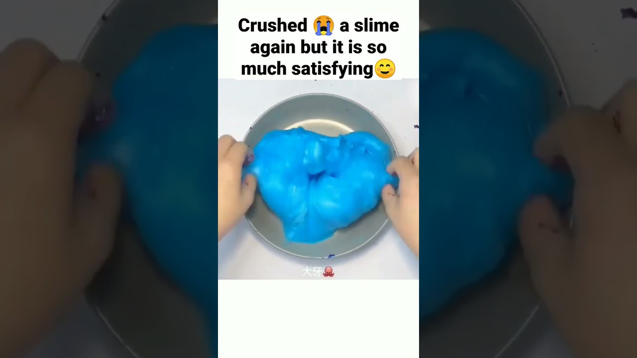 Happy slime changed into a mess 🤨#asmr - YouTube