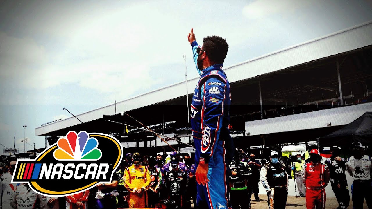 Standing with Bubba Wallace at Talladega | NASCAR 75th Anniversary ...