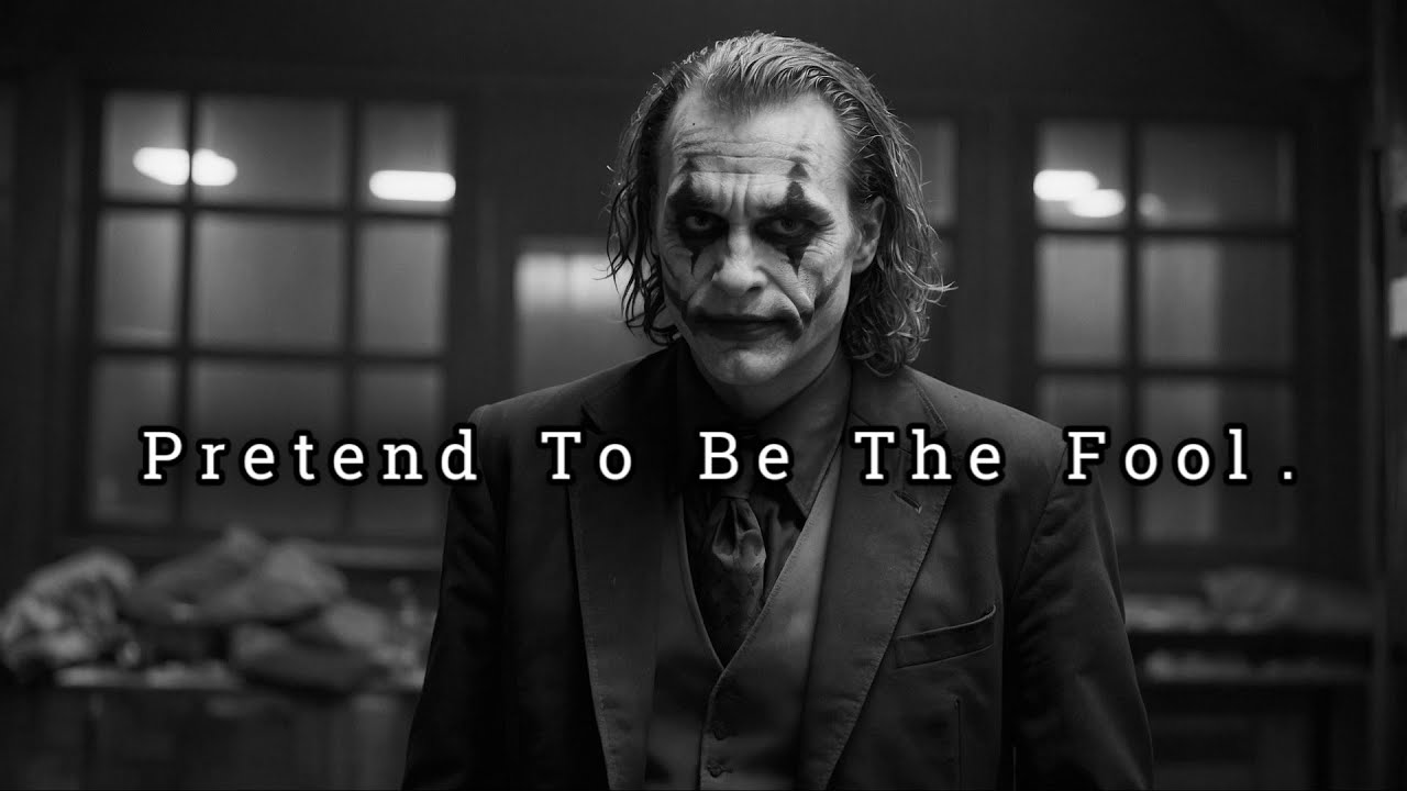 Pretend To Be The Fool, The Smart Ones Always Wait in Silence. - YouTube