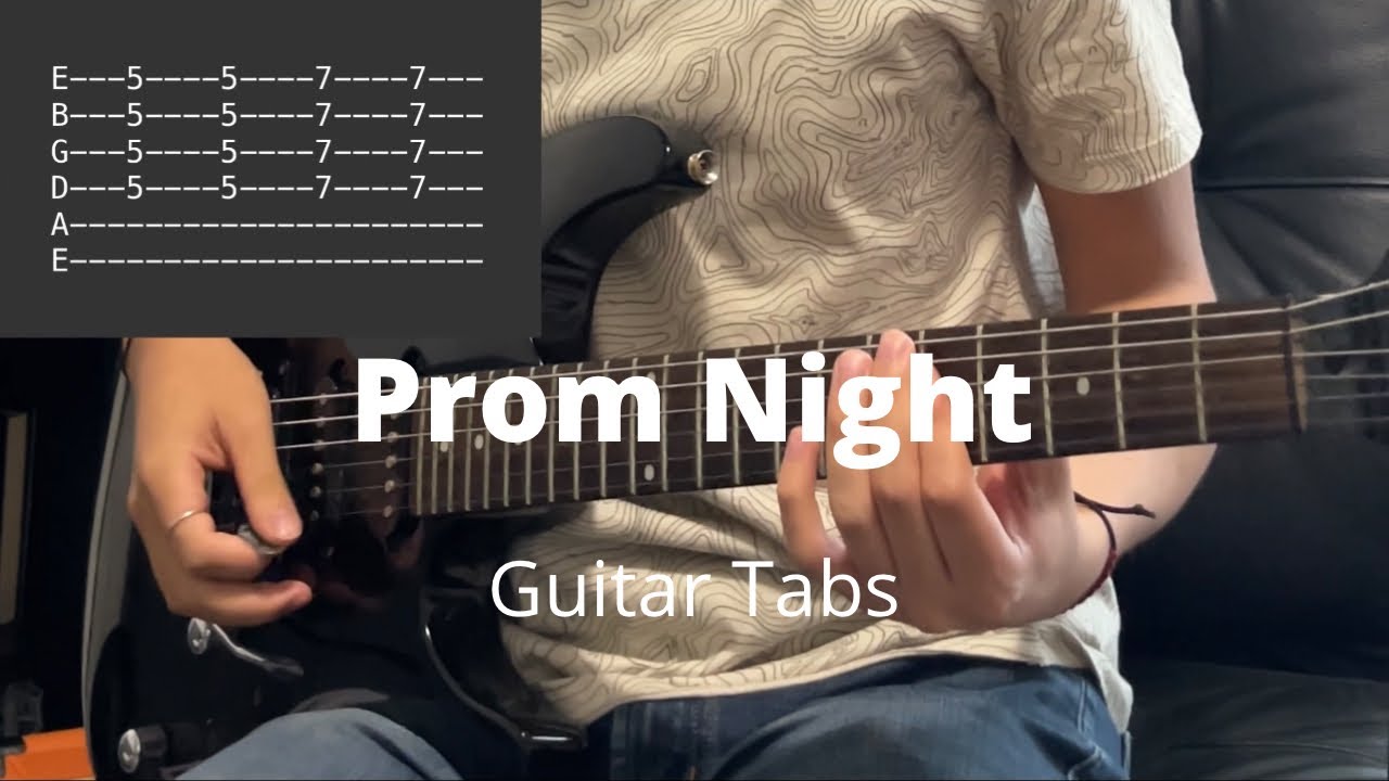 Prom Night by Riovaz | Guitar Tabs - YouTube