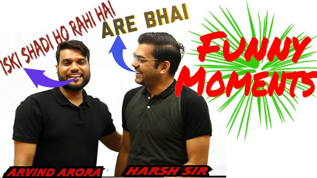 Funny moments of Arvind arora sir with Harsh priyam||Vedantu||Funny ...