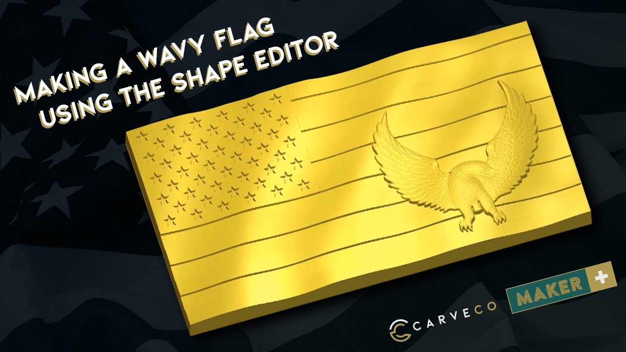 Maker Plus Tutorial Wavy Flag creation using the Shape Editor - YouTube