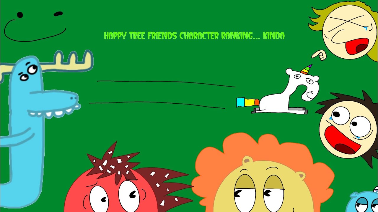 Happy Tree Friends Character Ranking... Kinda - YouTube