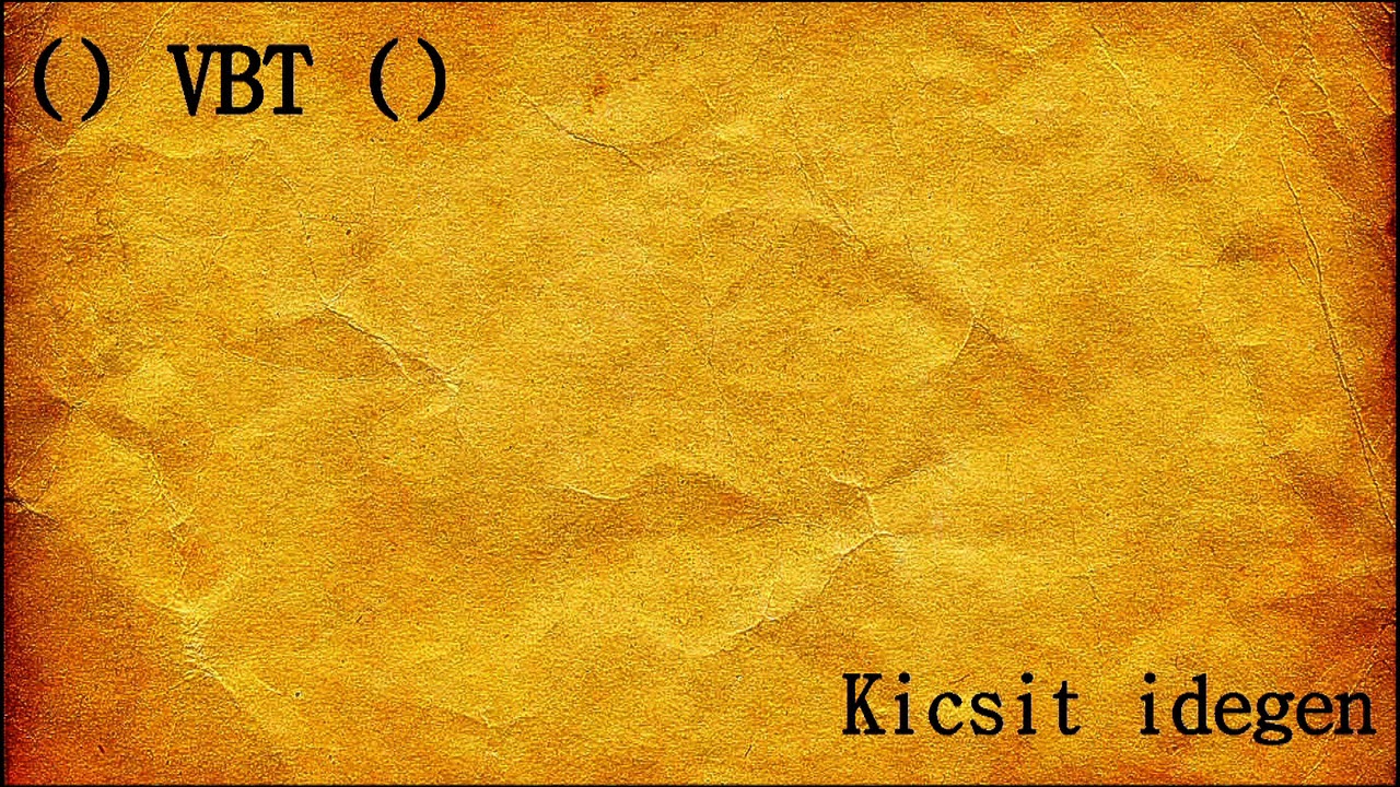 VBT | Kicsit idegen - YouTube