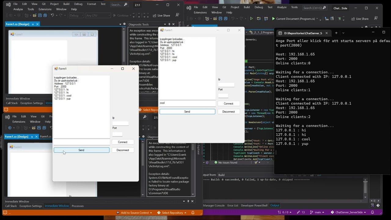 TcpListener and TcpClient - YouTube
