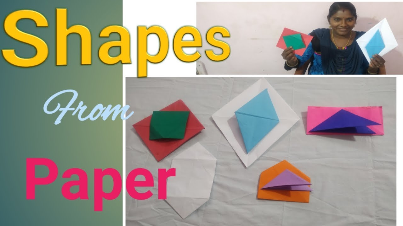 #Make different shapes by folding papers - YouTube