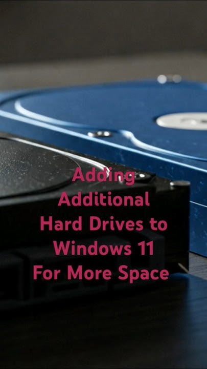 Adding Additional Hard Drives to Windows 11 - YouTube