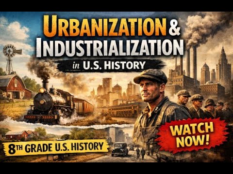 Urbanization & Industrialization in U S History - YouTube