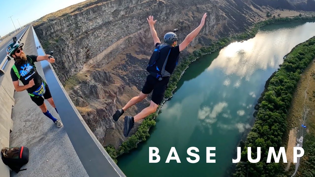I learned to BASE jump! - YouTube