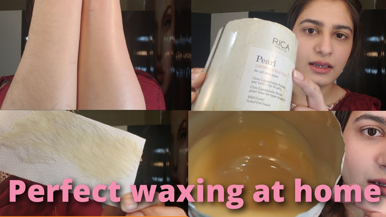 Perfect waxing at home - YouTube