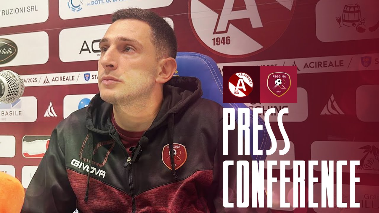 Francesco Salandria post Acireale-Reggina 0-4 - YouTube