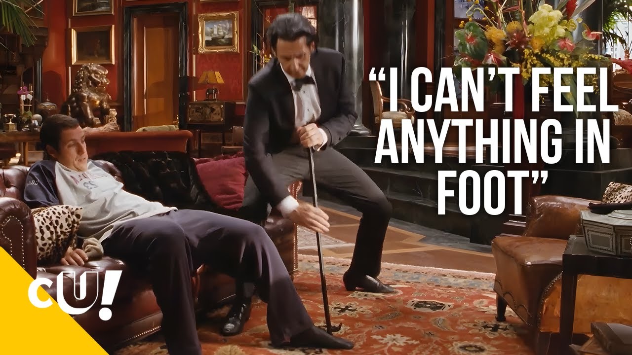 Mr Deeds Clip | Whacking Mr Deeds' Foot For Fun | Adam Sandler | Crack ...