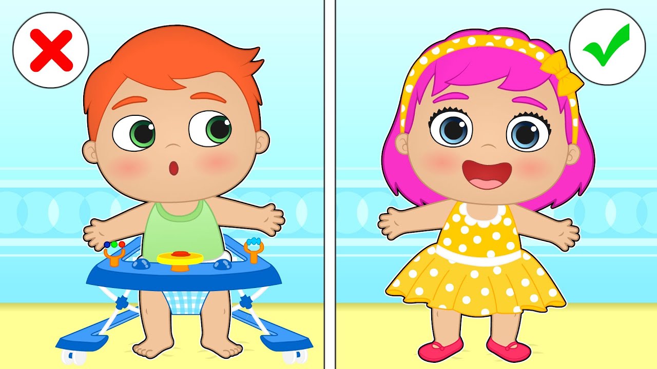 BEBÉS ALEX Y LILY 👼🍼 Aprenden a ponerse de pie - YouTube