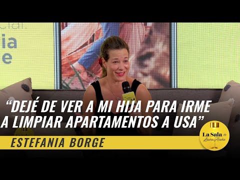 ESTEFANÍA BORGE Me fui a USA a limpiar apartamentos y dejé a mi hija | La Sala De Laura Acuña T24 E2