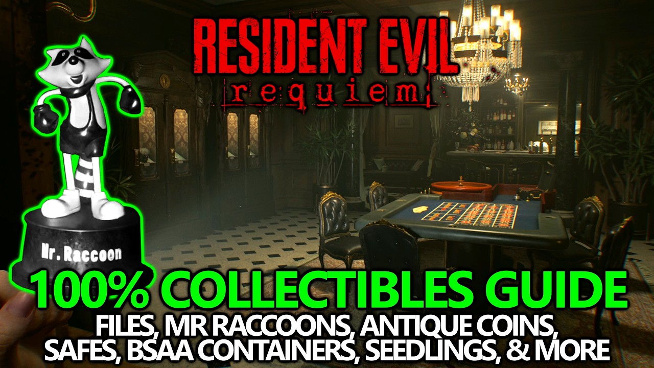Resident Evil 9 Requiem - 100% Collectibles Guide (Files, Mr Raccoon ...