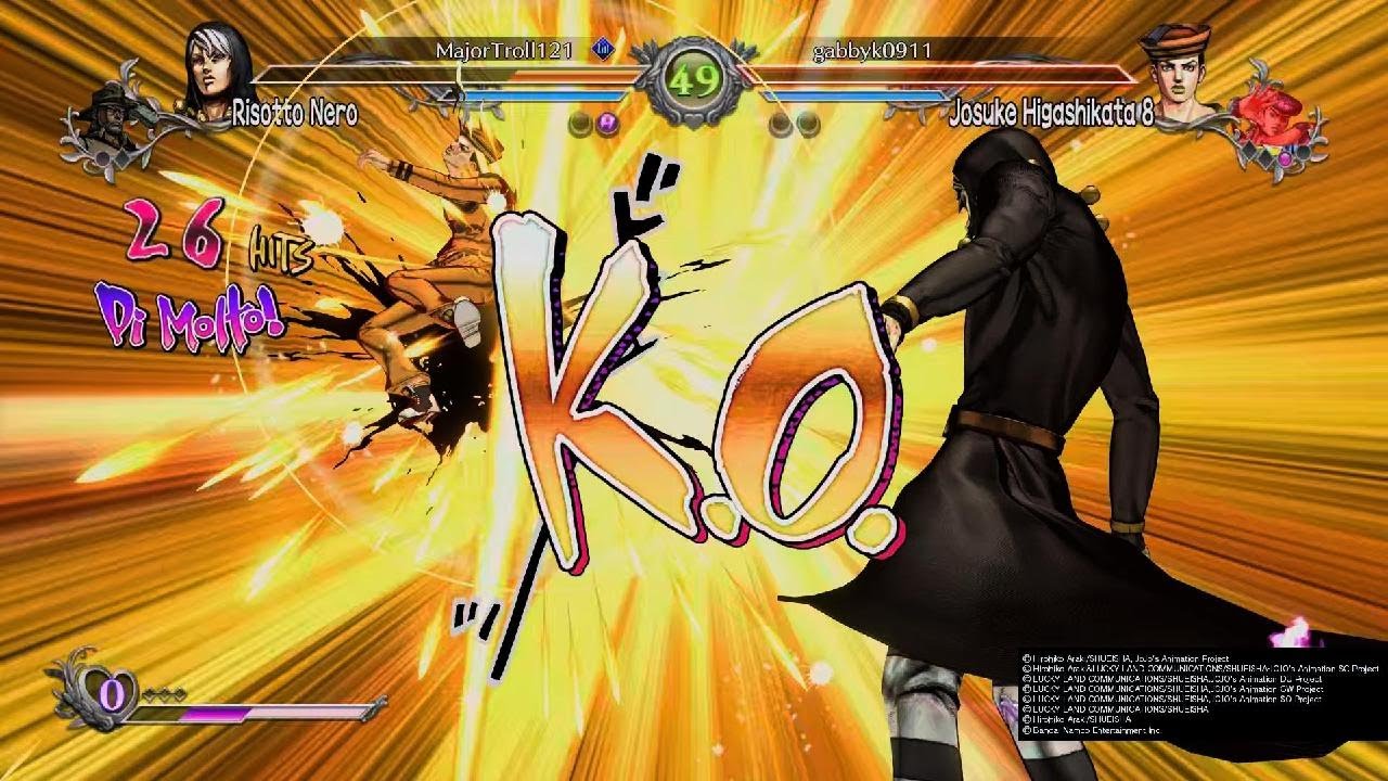 JoJo's Bizarre Adventure ASBR Online Gappy Got full Screen Moves. - YouTube