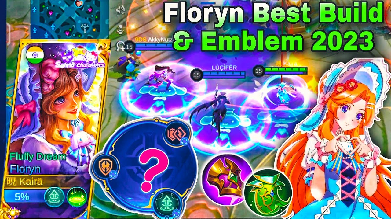 FLORYN BEST BUILD & EMBLEM 2023!🌸New Update!!🔥Sanrio Fluffy Dream ...